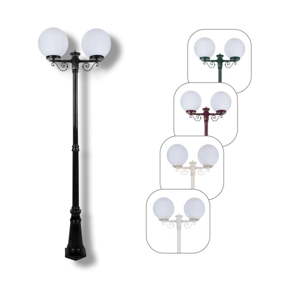 Domus GT-561 Siena - Twin 30cm Spheres Tall – LED Lighting Designs