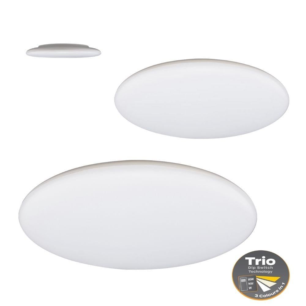 Domus MONDO - 20W/30W Round Colour Switchable LED Ceiling Light IP44 ...
