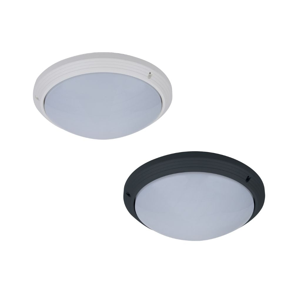 Domus POLYSLIM - Round Polycarbonate Exterior Ceiling – LED Lighting ...