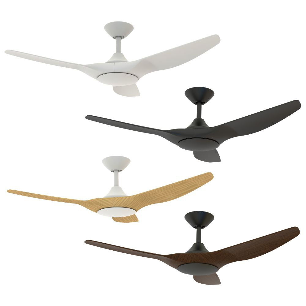 Domus STRIKE-48 - 3 Blade 48" 1220mm DC Ceiling Fan with Optional – LED ...