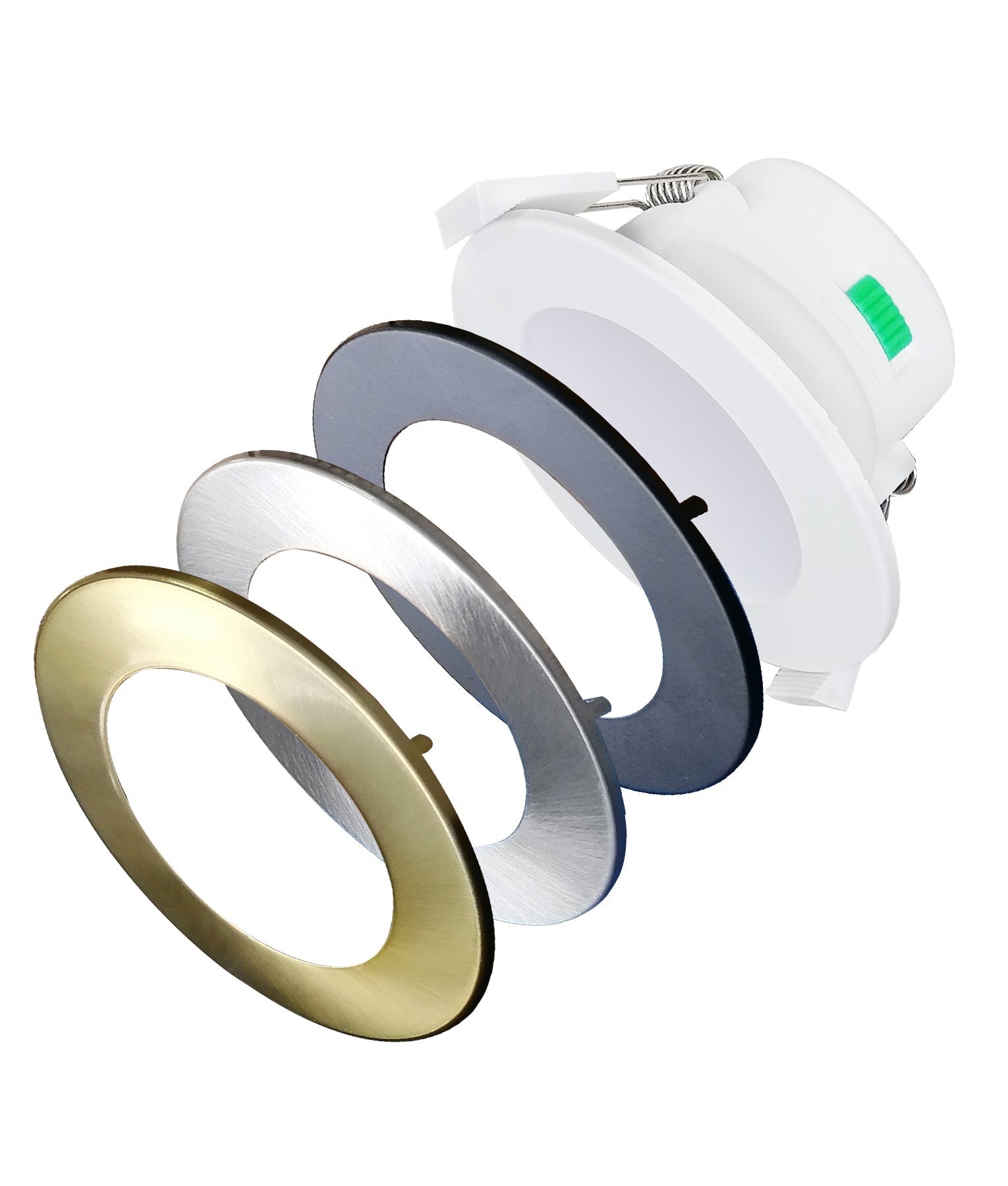 NOVADLUX02: LED Dimmable Tri-CCT with Changeable Clip Faceplate Recess ...